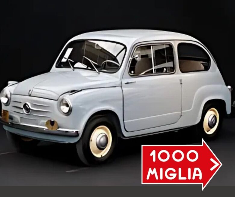 Fiat 600: 70 anni di storia celebrati alla 1000 Miglia con una squadra ...